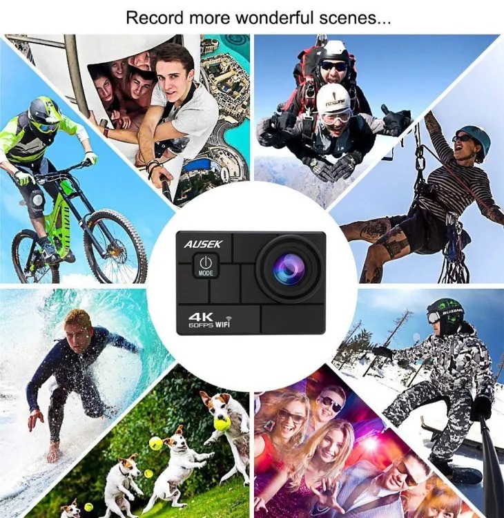 Ausek At-q44cr Action Camera Price In Bd | TECHLAND BD